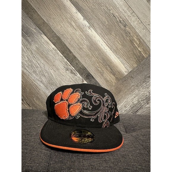 New Era | Accessories | New Era 59fifty Clemson Tigers Black Orange ...